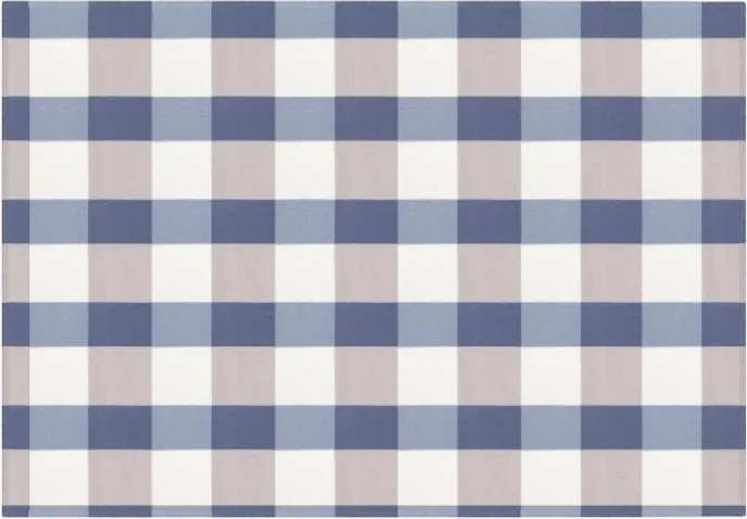 Bellatex Přikrývka  Kemping PLUS 150x200 cm Kostka Modrá
