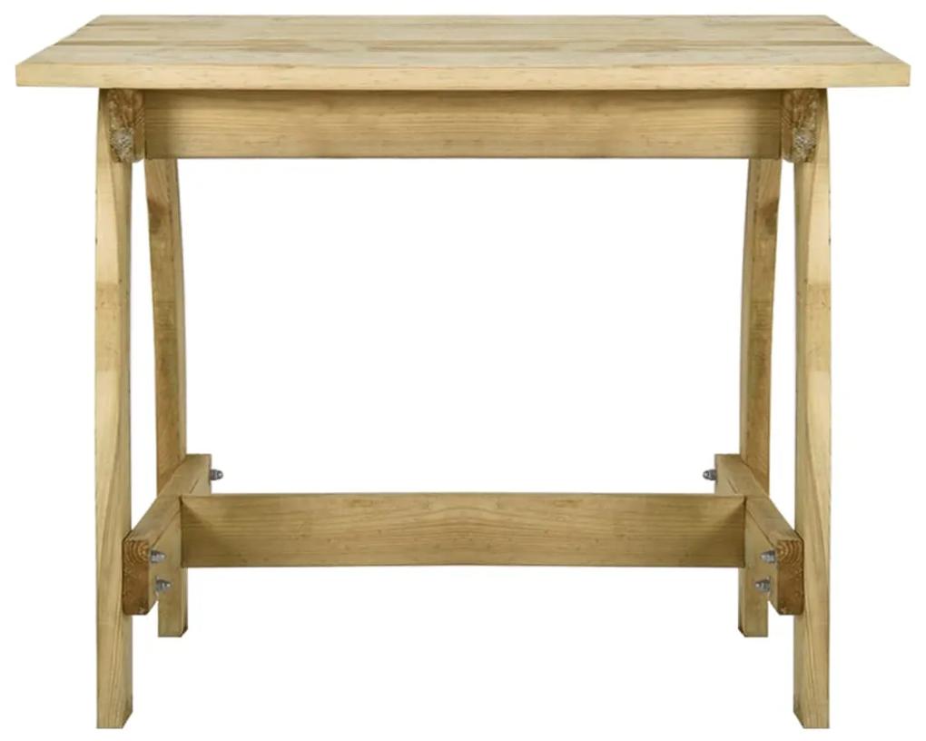 vidaXL Zahradní stůl 110 x 74 x 75 cm impregnované borové dřevo