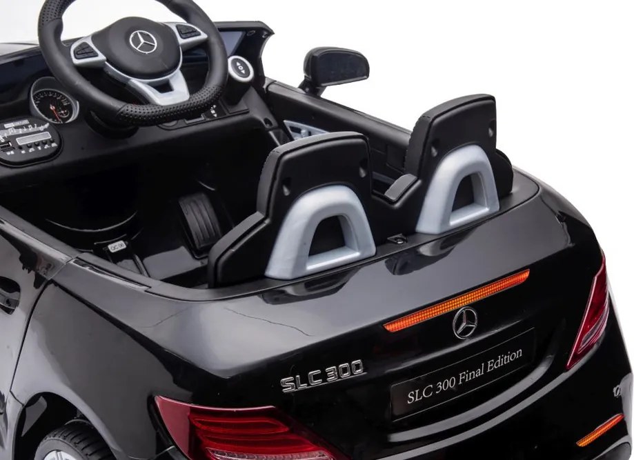 LEAN CARS Elektrické autíčko Mercedes SLC 300 LED MP3 černé