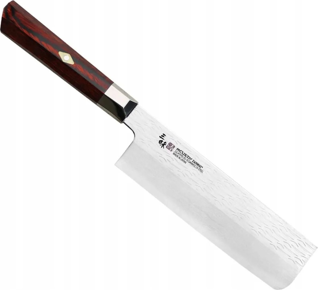 Mcusta Zanmai VG-10 Supreme Ripple Japonský Nůž Nakiri 16,5 cm