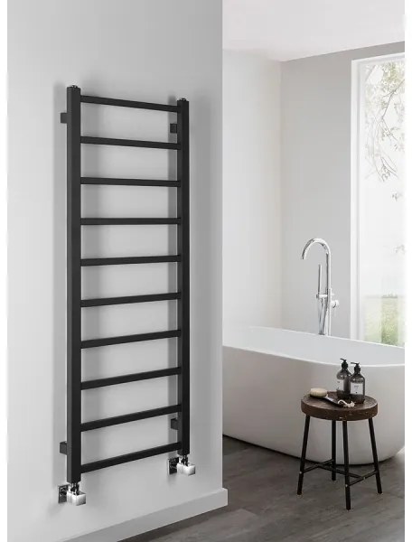 Sapho - Koupelnový radiátor METRO DOS 247W/230V 40x114 cm matná černá