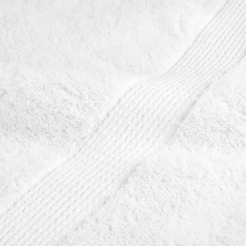 Prémiové ručníky SOLUND 2 ks bílé 100x200 cm 600 g/m² 137140