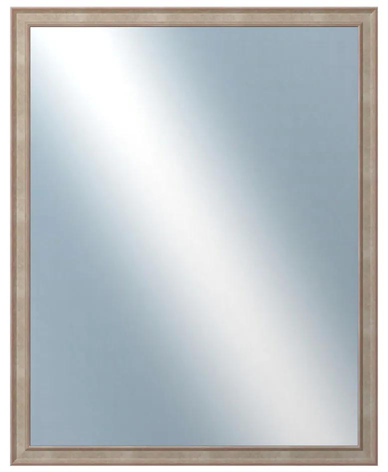 DANTIK - Zarámované zrcadlo - rozměr s rámem cca 80x100 cm z lišty TOOTH malá stříbrná (3162)
