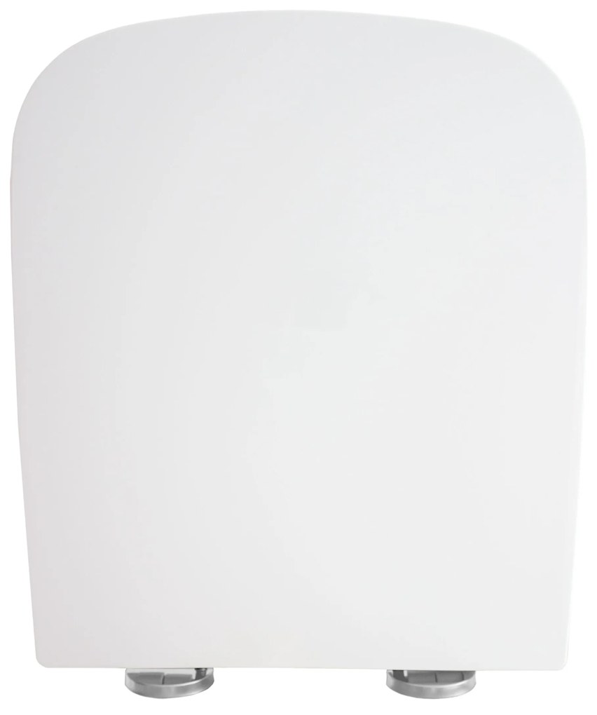 Gamma Viana, toaletní WC deska s pomalým zavíráním, duroplast, EasyClean, bílá lesklá, GMA-D6