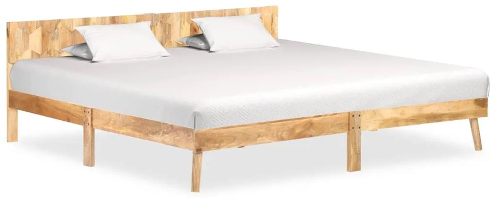 288444 vidaXL Rám postele masivní mangovníkové dřevo 200 x 200 cm