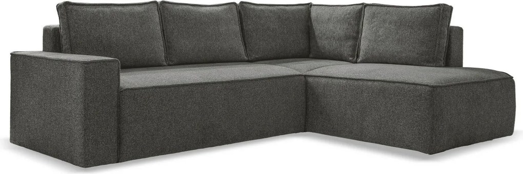 XXXLutz ROHOVÁ SEDAČKA, textil, tmavě šedá MID.YOU - Sedací soupravy - 001454003612