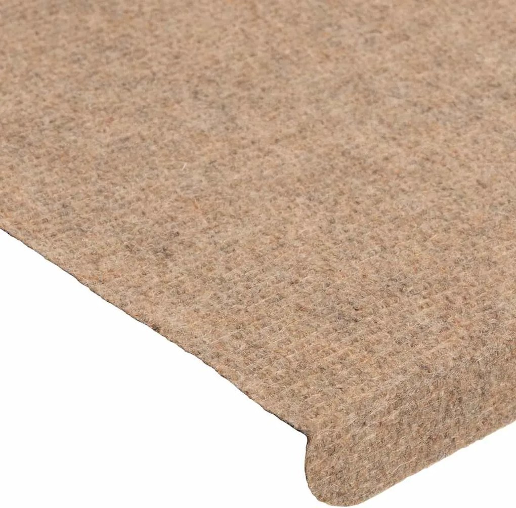 Samolepicí podložky na schody 30 ks Béžová 65x24,5x3,5 cm 3365898