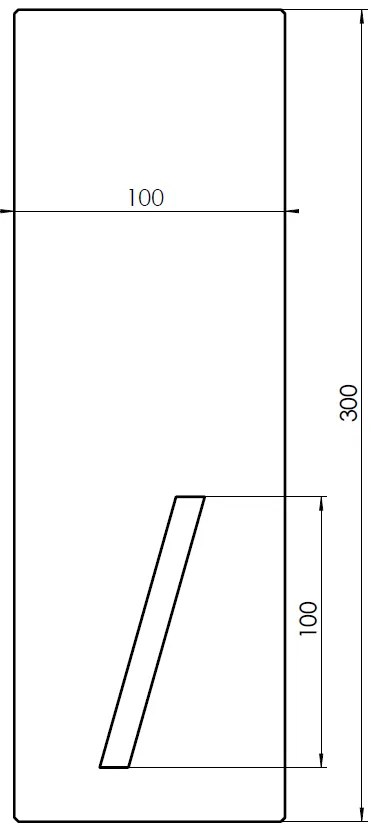 Lakované číslo domu lomítko