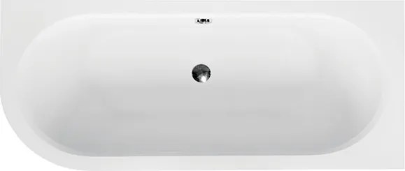 Besco Akrylátová asymetrická vana Avita 150x75 (160x75, 170x75, 180x80) Barva: Bílá, Rozměry (cm): 150x75, Orientace: Pravá
