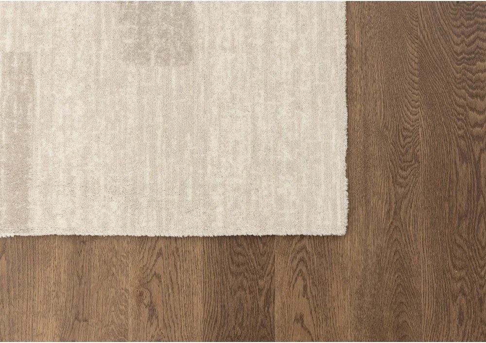 Béžový vlněný koberec 240x340 cm Agnus Brush Lines – Agnella