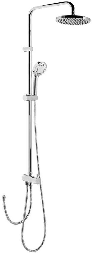 SAPHO - Sprchový sloup k napojení na baterii, pevná a ruční sprcha, kulatý, chrom 1202-13
