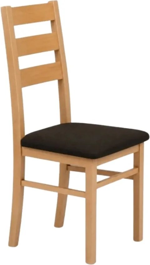 Jídelní čalouněná židle LORI — masiv, látka, více barev, nosnost 130 kg Dub Sonoma Lux 15 Bordo