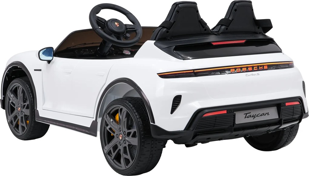 Ramiz Porsche Taycan Turbo S bílé autíčko