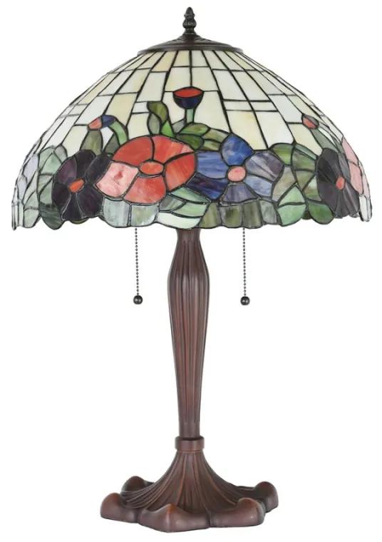 Stolní lampa Tiffany Sanne – 42x60 cm
