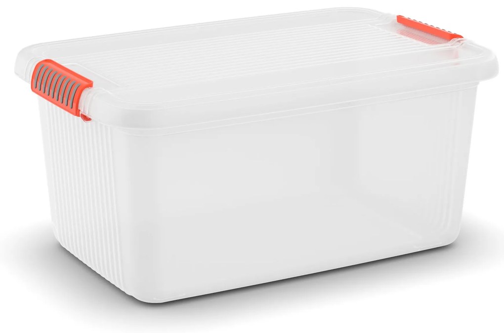 KIS K Latch 85630000719 Box 43 L, průhledný / oranžový