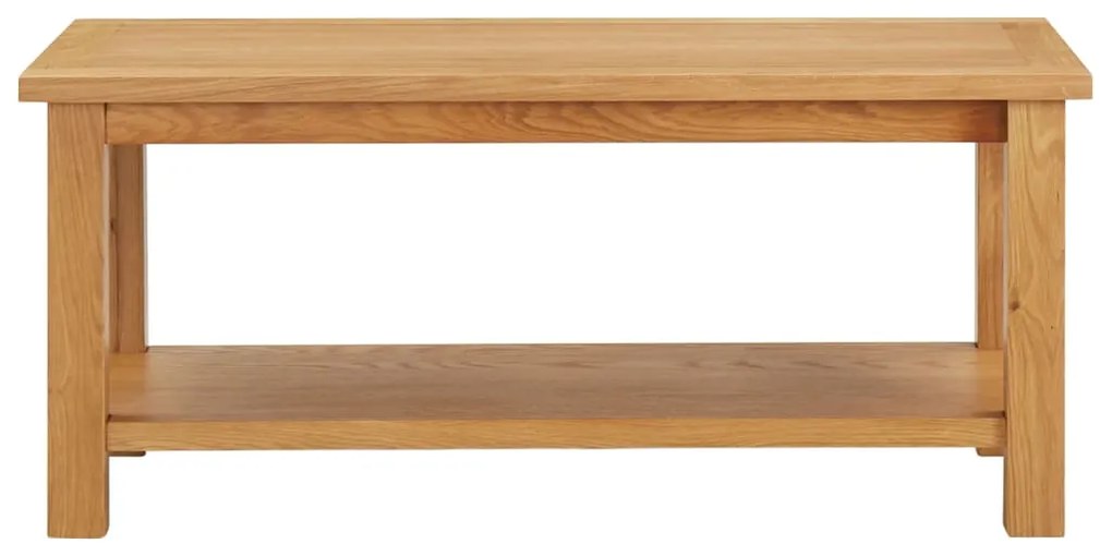 Konferenční stolek 110 x 55 x 40 masivní dubové dřevo - Default Title