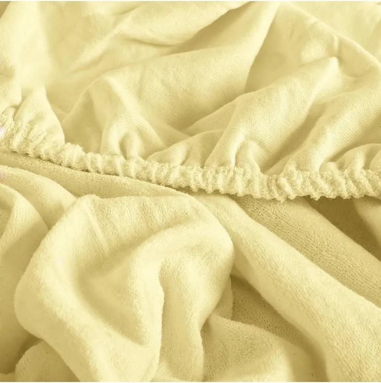 Plachta ložní krémová froté EMI, Plachta 90x200