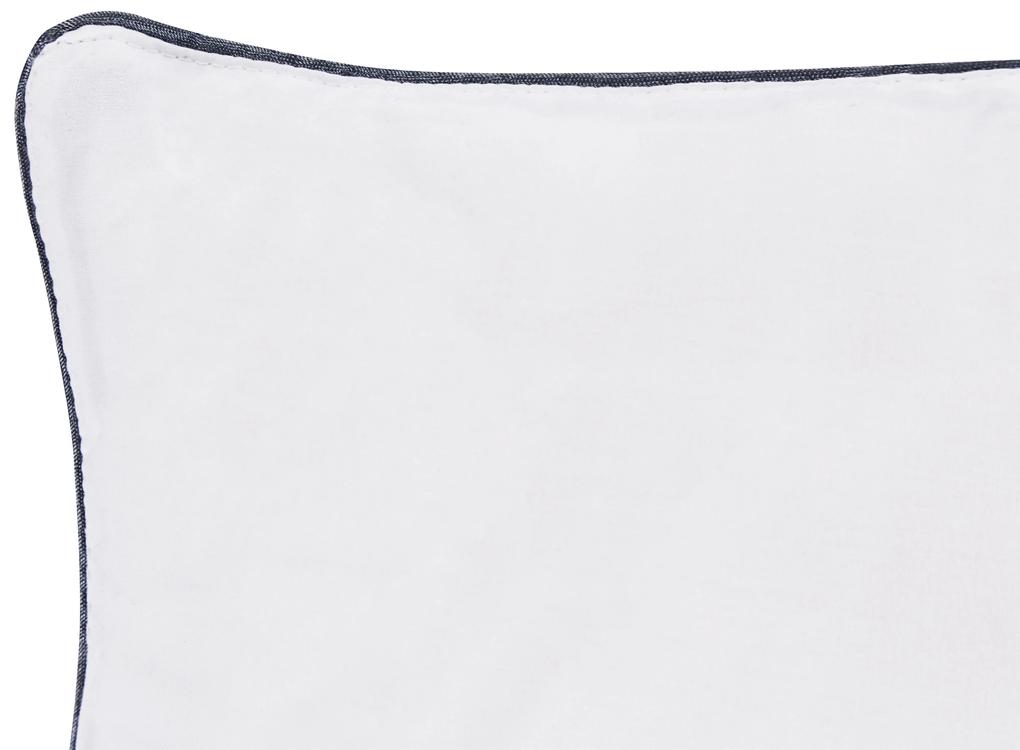 Polštář z mikrovlákna s vysokým profilem 80 x 80 cm PELISTER Beliani