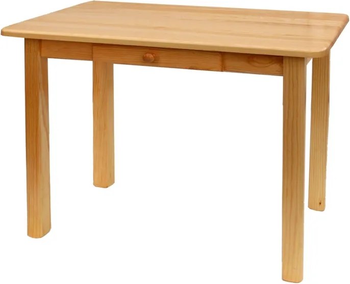 Jídelní stůl s šuplíkem 254 - Rozměry 76 x 120 x 60 cm