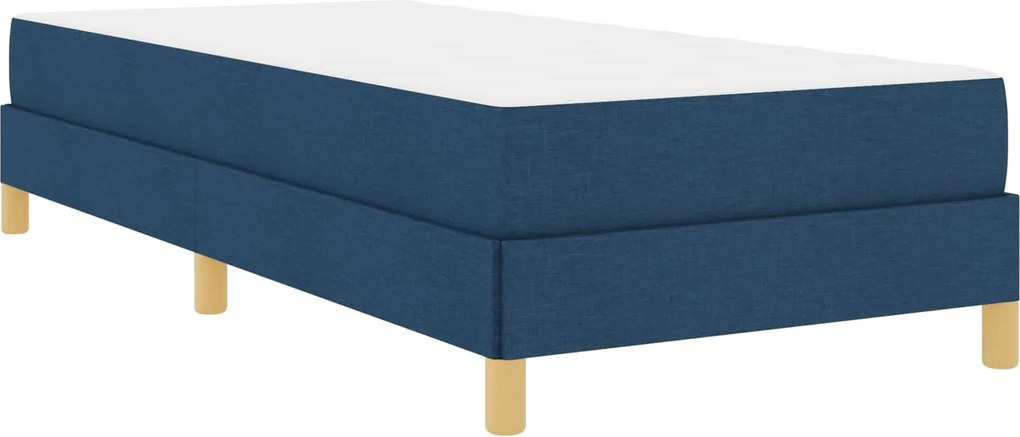 Postel s boxspringem s matrací Modrá 80 x 200 cm textil 3398527