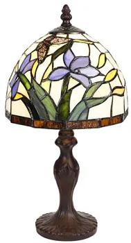 Stolní lampa Tiffany FLOWERS Clayre &amp; Eef 5LL-6274