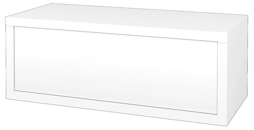 Dřevojas Koupelnová skříň STORM SZZ 100 Varianta: M01 Bílá mat / M01 Bílá mat