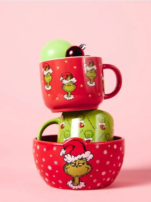 Sinsay - Keramický hrnek Grinch - vícebarevná
