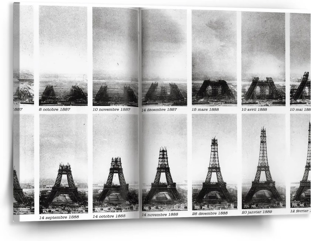 Obraz - Eiffel Tower 4 150x110 cm