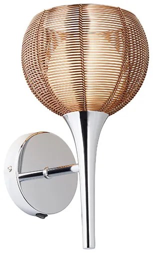 Brilliant 61111/53 Nástěnná lampa RELAX BRONZ s vypínačem