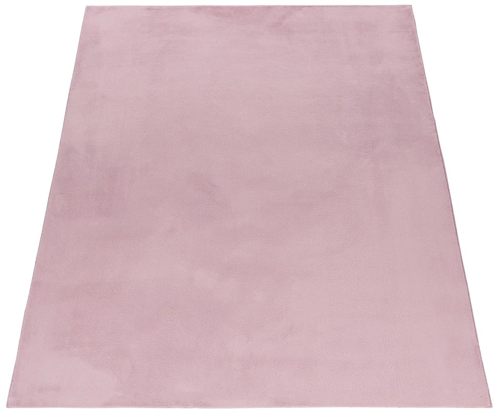 Ayyildiz, Kusový koberec Pouffy 5100 Rose, 60x110, růžová, obývací pokoj
