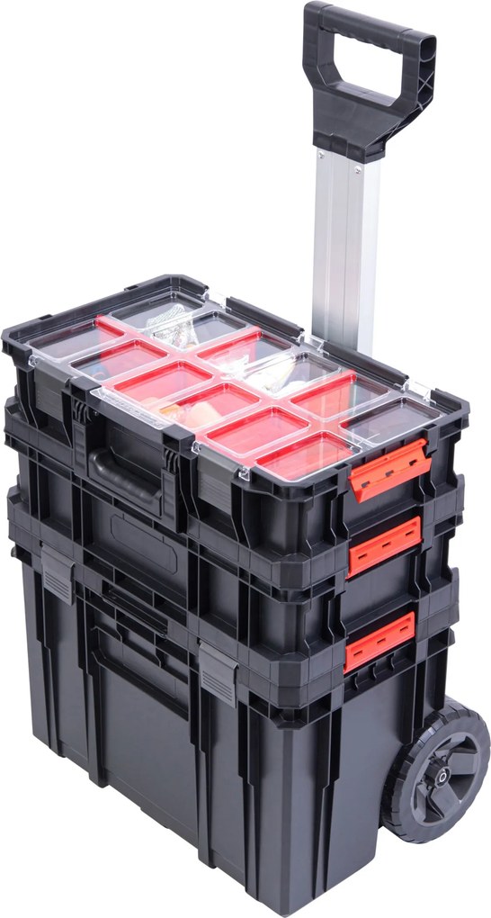 Qbrick System Vozík na nářadí TWO Cart Plus Vario + TWO Organizer Flex 100 Plus + QS TWO Box 100 Flex