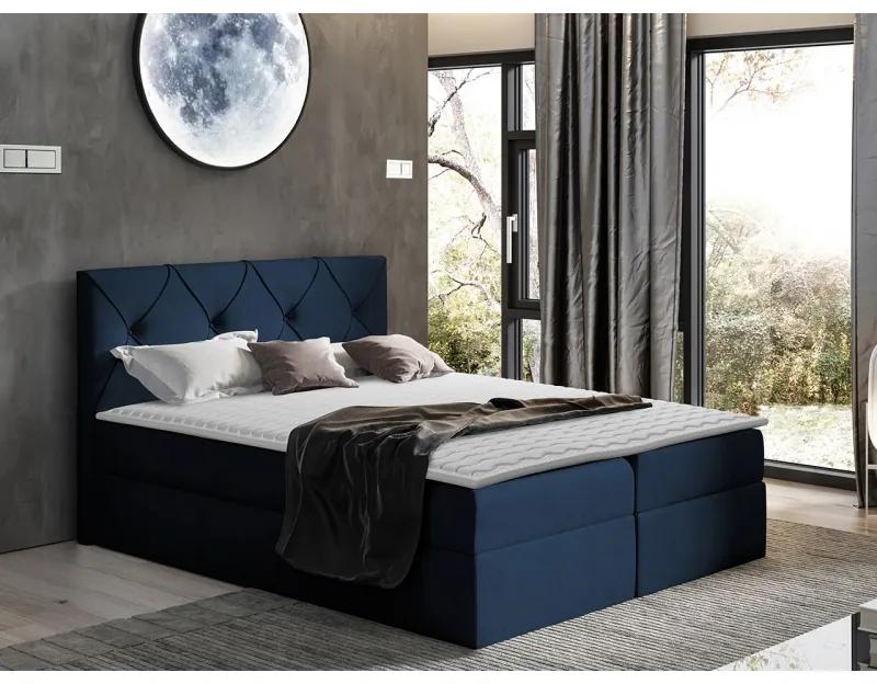 Kontinentální postel Xirious, Rozměr postele: 140 x 200 cm, Barva:: Zetta 297