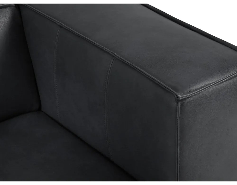 Tmavě modrá kožená pohovka 212 cm Madame – Windsor &amp; Co Sofas