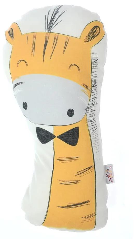 Dětský polštářek s příměsí bavlny Mike & Co. NEW YORK Pillow Toy Giraffe, 17 x 34 cm