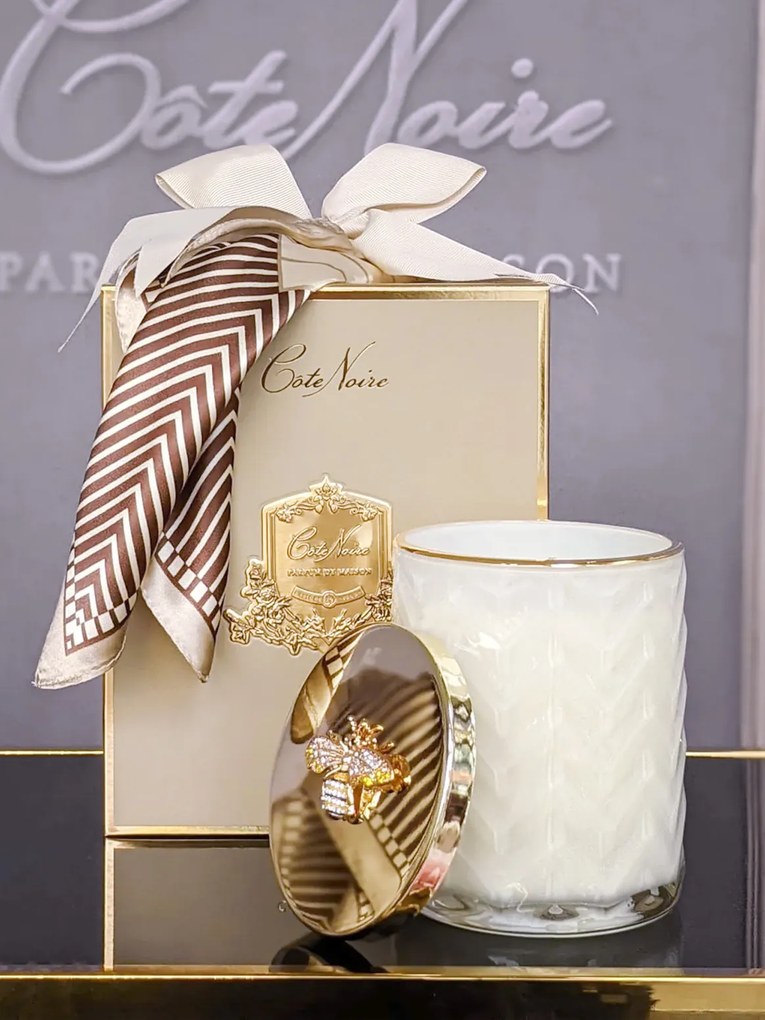 Côte Noire Herringbone svíčka Blonde Vanilla, 600 g