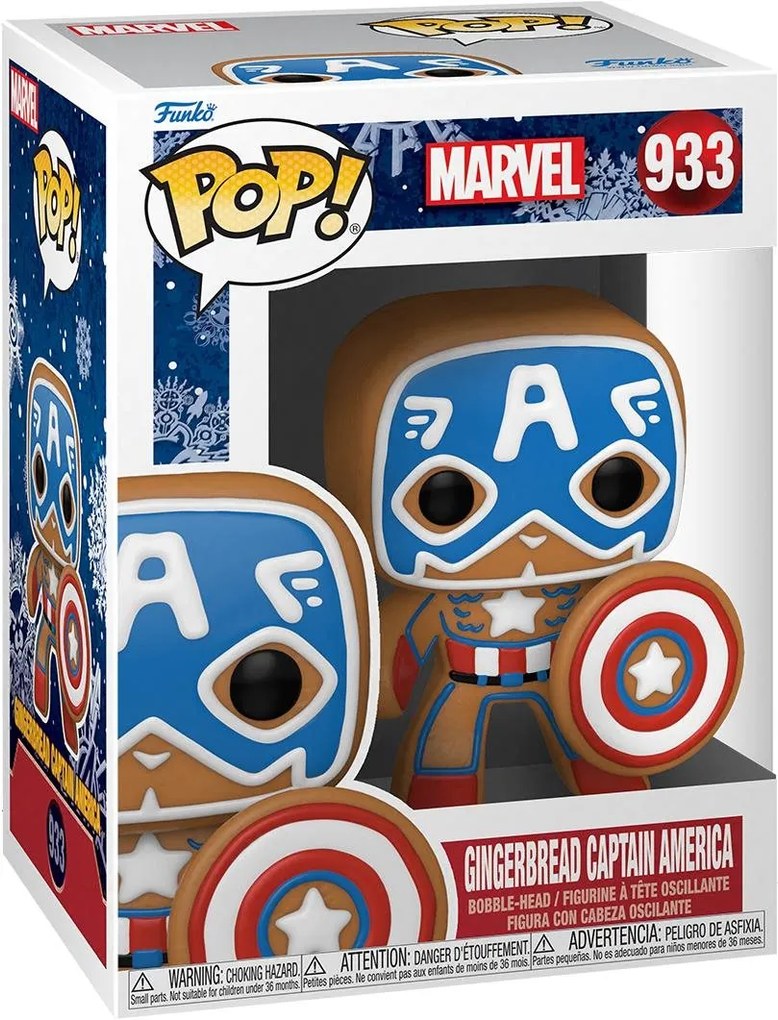 Funko pop marvel: holiday- captain america