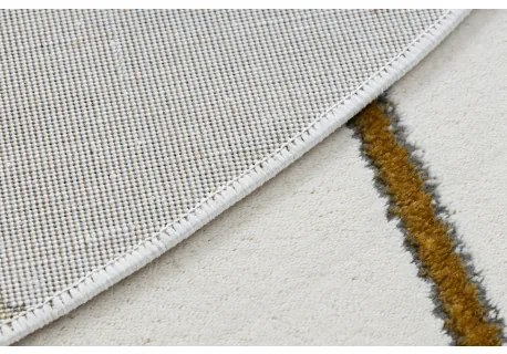 Dywany Luszczow Kusový koberec kulatý EMERALD EXCLUSIVE 1013 geometrický krém / zlato Rozměr koberce: 120 cm KRUH