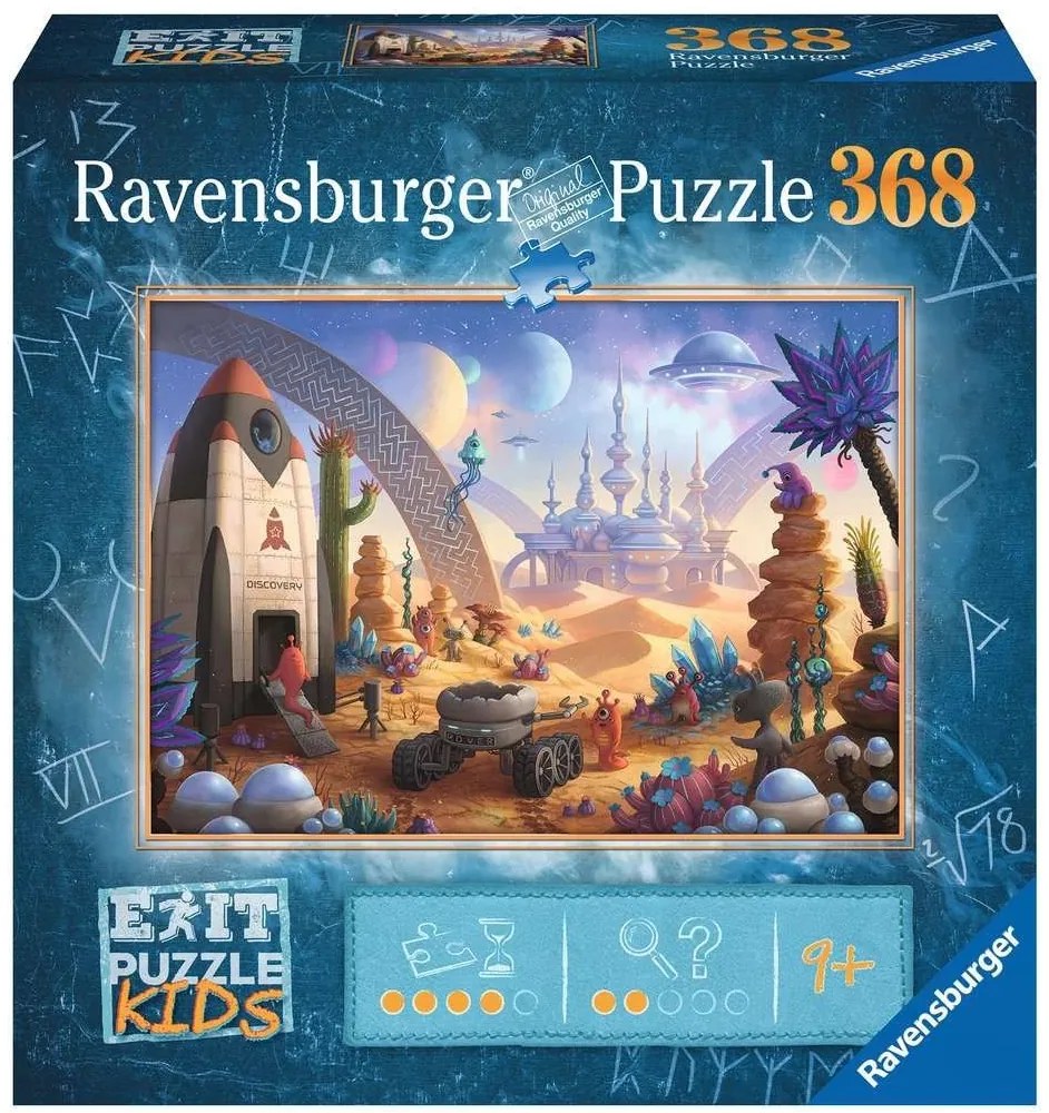 Ravensburger 13266 exit kids puzzle: vesmír 368 dílků