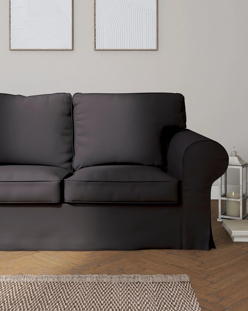 Potah na pohovku IKEA Ektorp 3-místná rozkládací, NOVÝ MODEL 2013 barva šedá