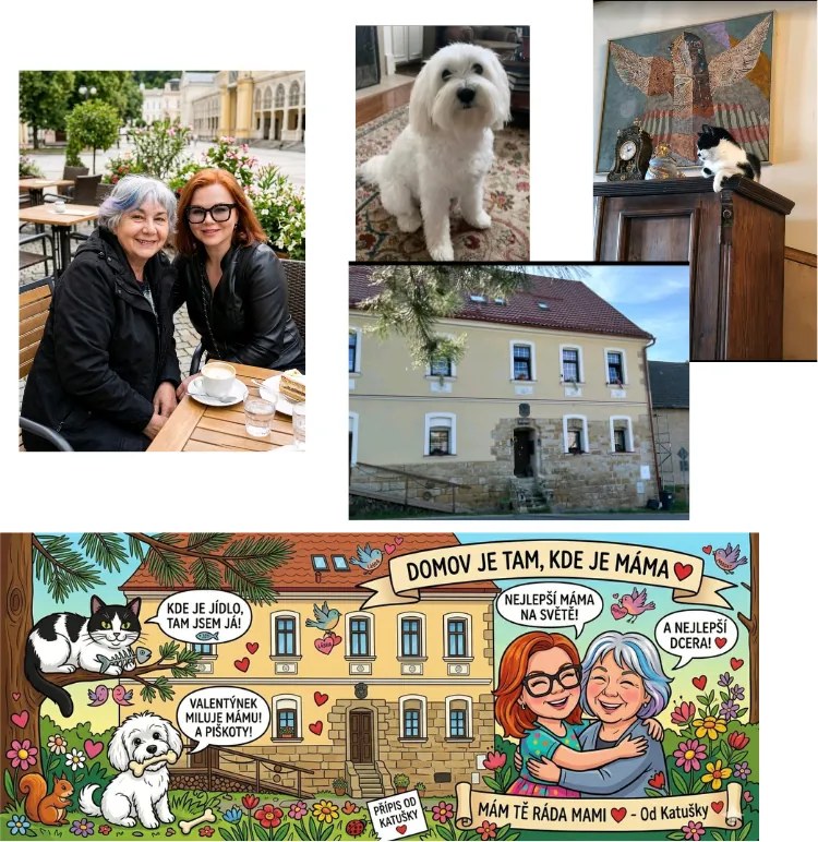 Personalizovaný hrnek z vlastní fotky pro rodinu – Komiksový styl