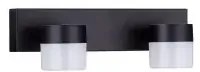 LED černé nástěnné svítidlo Teko 11W