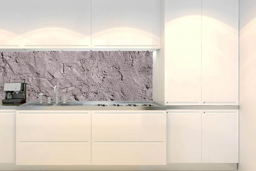 Postershop Samolepící omyvatelná tapeta za kuchyňskou linku - Tmavý štuk, 180x60 cm