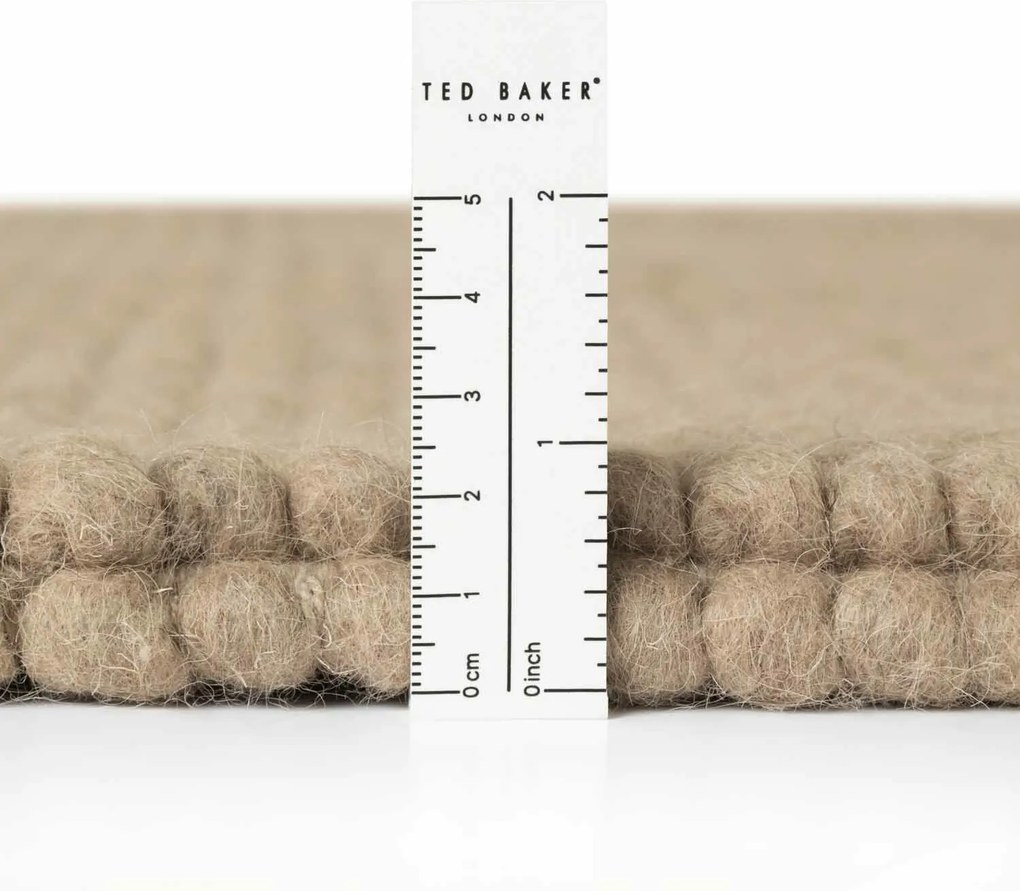 Ted Baker, Kusový koberec Ted Baker Richmond 106367 Beige kruh, 200x200, béžová, dětský pokoj