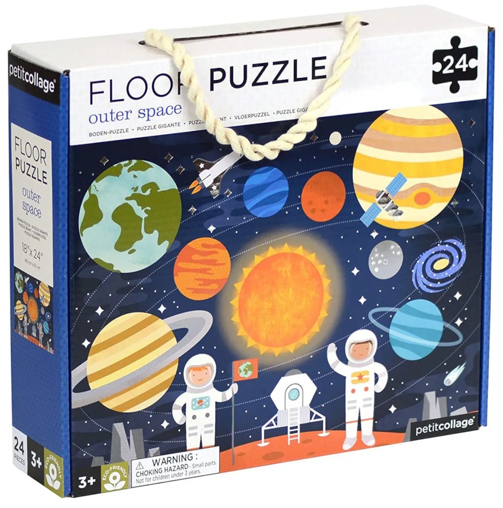 Petit Collage Podlahové puzzle Vesmír