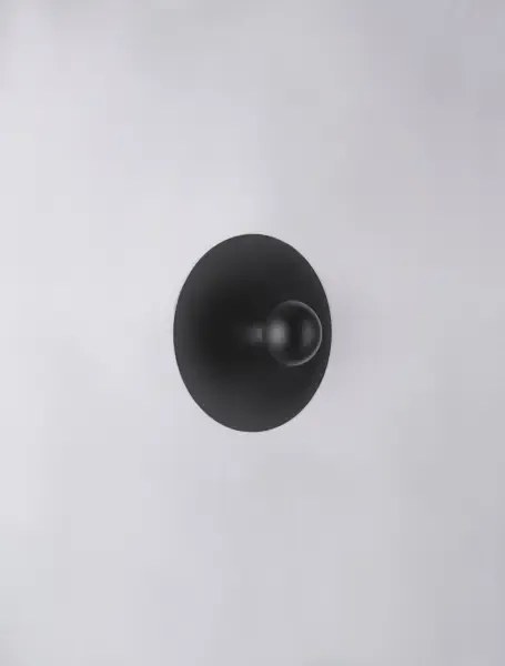 LED černé nástěnné svítidlo Edem