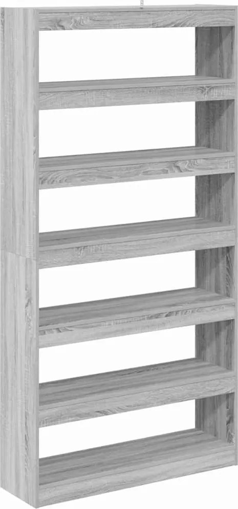 Knihovna 6 úrovní 100 x 30 x 198 cm Kompozitní dřevo 3345118
