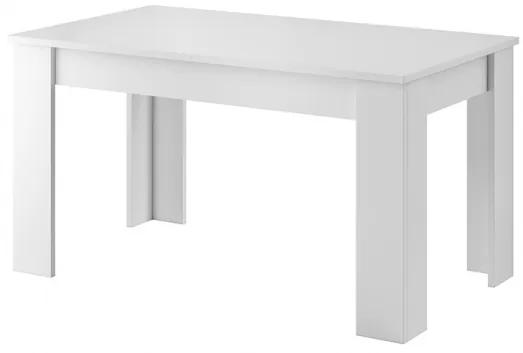 Jídelní stůl 140 cm JINDRA - bílý