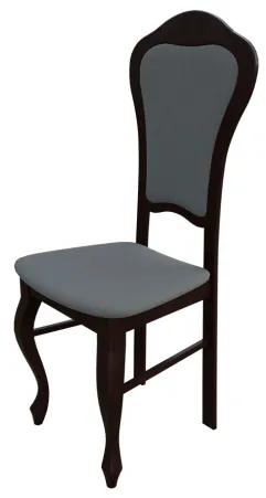 Čalouněná jídelní židle MOVILE 11 - ořech / šedá 1