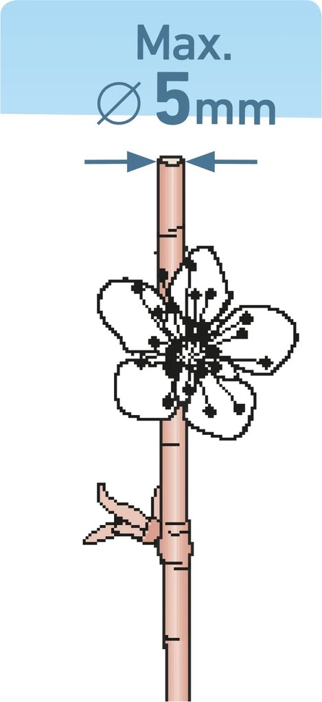 Nůžky zahradnické přímé, 215mm, na stříhání rostlin do průměru 5mm, HCS, EXTOL PREMIUM