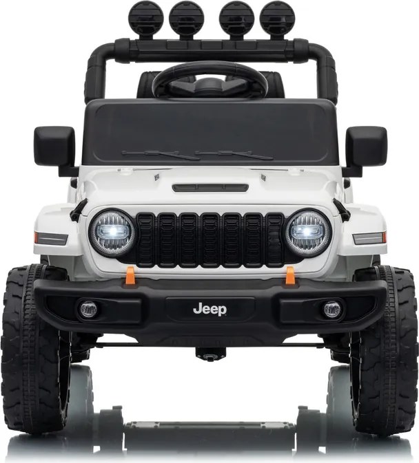 LEAN CARS Akumulátorové vozidlo Jeep Rubicon DK-JWR558 24 V, bílé